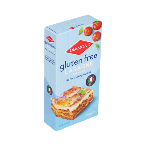Diamond Pasta Gluten-Free Lasagne Boxed Sheets 200g Reviews - Black Box