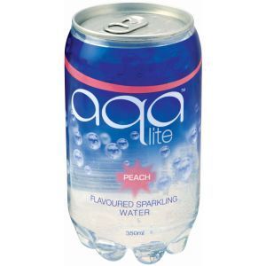 Aqa Lite Sparkling Water Flavoured Peach Reviews - Black Box