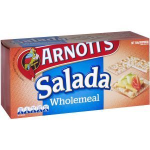 Arnotts Salada Crackers Wholemeal Reviews - Black Box