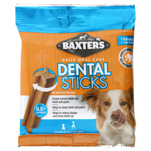 Baxters Dog Treats Dental Sticks Small Breed Reviews - Black Box