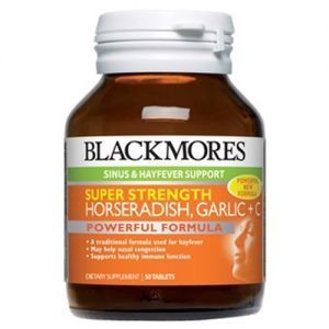 Blackmores Horseradish Garlic & Vitamin C Reviews - Black Box