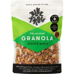 Blue Frog Delicious Granola Apple & Maple Reviews - Black Box