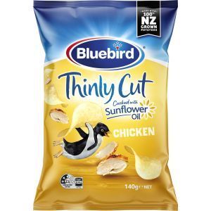 Bluebird Thin Cut Potato Chips Chicken Reviews - Black Box