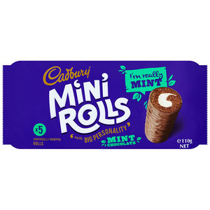 Cadbury Cake Roll Mint Minis Reviews - Black Box