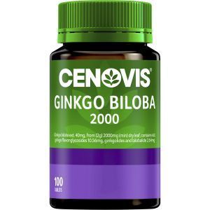 Cenovis Ginkgo Biloba 2000mg Value Pk Reviews - Black Box