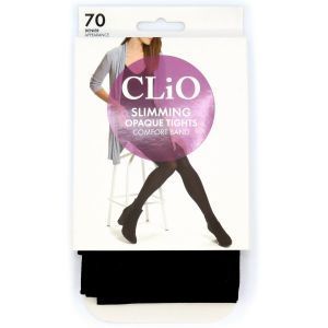 Clio Opaque Slim Tights Tall - Xtall Black 70 Denier Reviews - Black Box