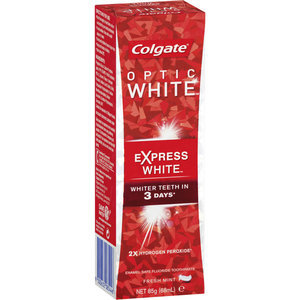 Colgate Optic White Toothpaste Express White Reviews - Black Box