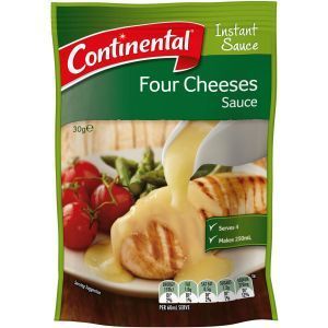 Continental Cheese Sauce Four Cheeses Instant Mix Reviews - Black Box
