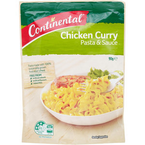 Continental Pasta Dish Chicken Curry Reviews - Black Box