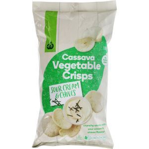 Countdown Cassava Vegetable Crisps Sour Cream & Chives Reviews - Black Box