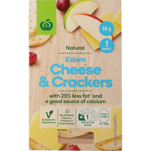 Countdown Cheese & Crackers Edam Reviews - Black Box