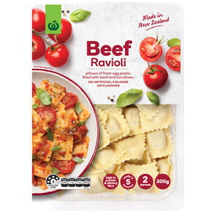 Countdown Chilled Filled Pasta Beef & Tomato Ravioli Reviews - Black Box