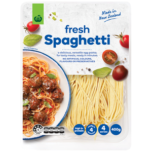 Countdown Chilled Flat Pasta Spaghetti Reviews - Black Box