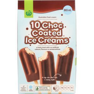 Countdown Ice Cream On Stick Choc Coated 865ml Reviews - Black Box