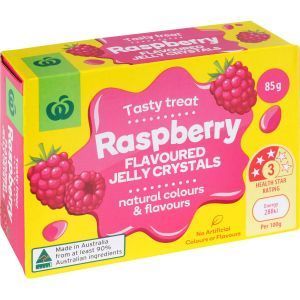 Countdown Jelly Crystals Raspberry Flavoured Reviews - Black Box