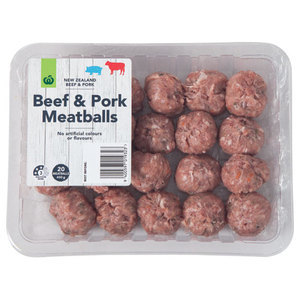 Countdown Meatballs Pork & Beef Reviews - Black Box