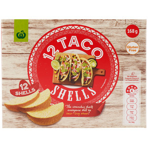 Countdown Mexican Taco Shells 168g Reviews - Black Box