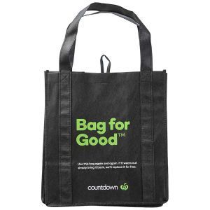 Countdown Reusable Shopping Bag Checkout Bag Reviews - Black Box