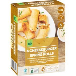 Countdown Spring Rolls Cheese Burger 240g Reviews - Black Box