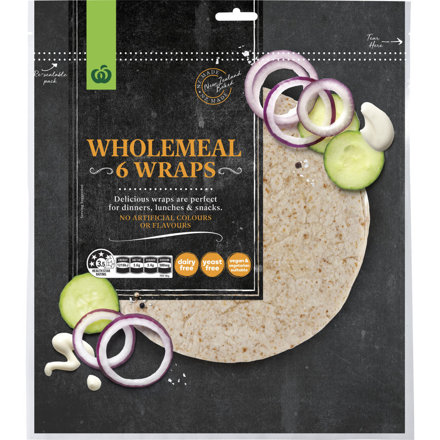 Countdown Wraps Wholemeal Reviews - Black Box