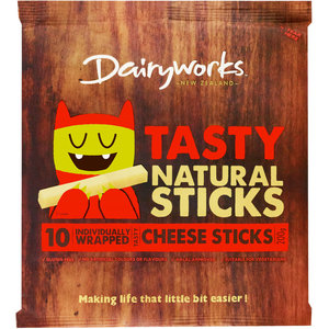 Dairyworks Cheese Sticks Tasty 200g Reviews - Black Box