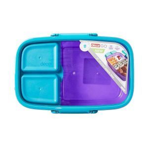 Decor Go Lunch Box Divided Reviews - Black Box