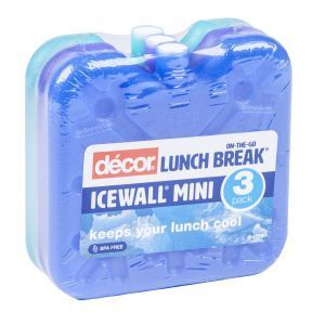 Decor Ice Wall Ice Pack Mini Lunch Break Reviews - Black Box