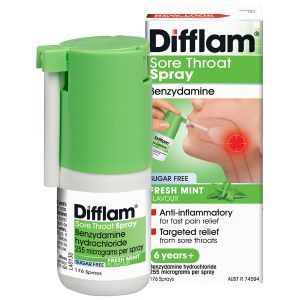 Difflam Mouth & Throat Treatment Spray Reviews - Black Box