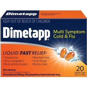 Dimetapp Cold & Flu Remedy Reviews - Black Box