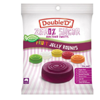 Double D Sweets Sugar Free Jelly Rounds Reviews - Black Box