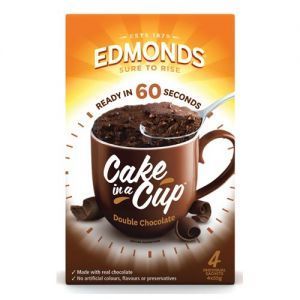 Edmonds Cake In A Cup Mix Double Chocolate Reviews - Black Box