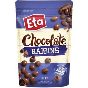 Eta Chocolate Raisins Reviews - Black Box