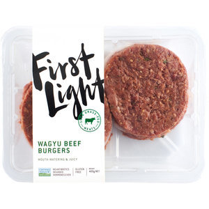 First Light Burger Patties Wagyu Beef Reviews - Black Box