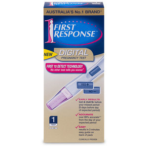 First Response Pregnancy Test Kit Digital Reviews - Black Box