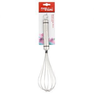 Food Guru Whisk Stainless Steel Large Reviews - Black Box