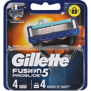 Gillette Fusion Proglide Razor Blades Cartridge Reviews - Black Box