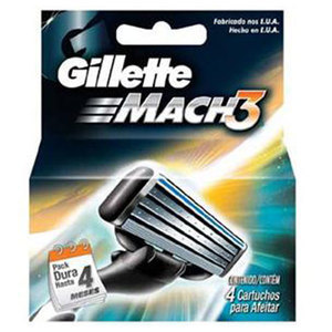 Gillette Mach 3 Razor Blades Cartridge Reviews - Black Box