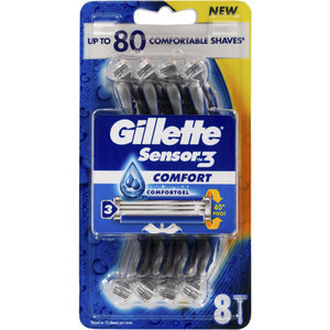 Gillette Sensor 3 Disposable Shavers Comfort Reviews - Black Box