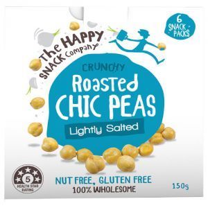 Happy Snack Bean Snacks Roasted Chic Peas 150g Reviews - Black Box