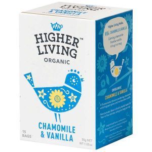Higher Living Organic Herbal Tea Chamomile & Vanilla 30g Reviews ...