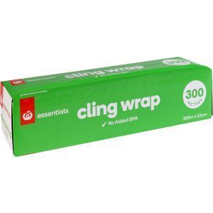 Homebrand Plastic Wrap Cling 33cm Wide Reviews - Black Box
