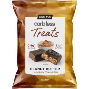 Horleys Carbless Treats Nutrition Bar Peanut Butter Reviews - Black Box