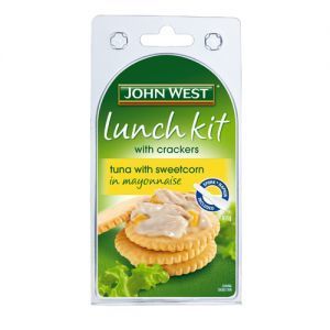 John West Lunch Kit Tuna & Crackers Mayo & Corn Reviews - Black Box