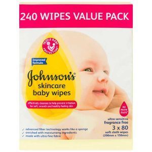 Johnsons Baby Wipes Skincare Fragrance Free Reviews - Black Box