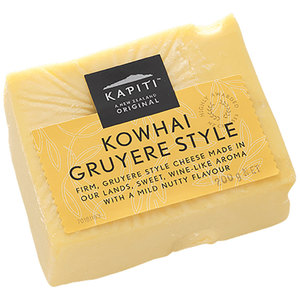 Kapiti Kowhai Semi Soft Cheese Gruyere Reviews - Black Box