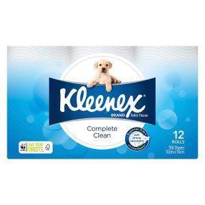 Kleenex Complete Clean Toilet Paper 12pk White Reviews - Black Box