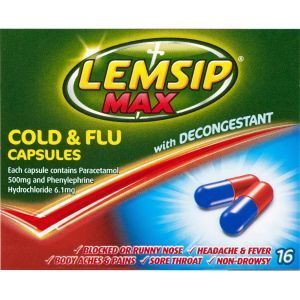 Lemsip Max Cold & Flu Cold Remedy Capsules With Decongestant Reviews ...