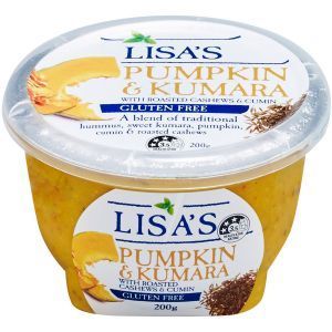 Lisas Hummus Pumpkin & Kumara Reviews - Black Box