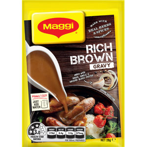 Maggi Instant Gravy Mix Rich Brown Reviews - Black Box