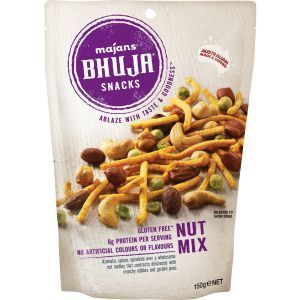 Majans Snack Mix Bhuja Nut Reviews - Black Box